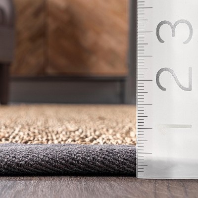 Nuloom Hesse Checker Weave Seagrass Area Rug : Target