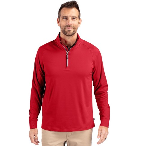 Cutter & Buck Adapt Eco Knit Stretch Recycled Mens Big And Tall Quarter ...