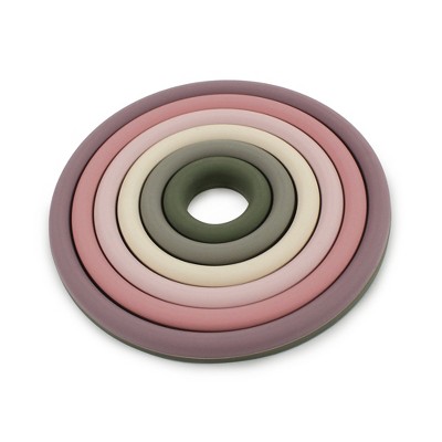 Hudson Baby Silicone Stacking Toy, Ice Cream, One Size : Target