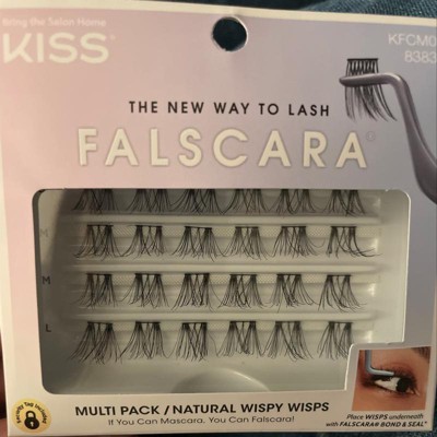 Kiss Products Falscara Natural Wispy False Eyelash Clusters Multipack ...