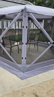 Clam Quick-set Pavilion Portable Pop-up Outdoor Camping Gazebo Screen ...