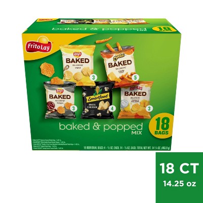 Frito-lay Variety Pack Baked & Popped Mix- 18ct : Target