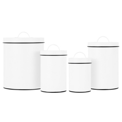 Outshine Co White Farmhouse Nesting Kitchen Canisters : Target