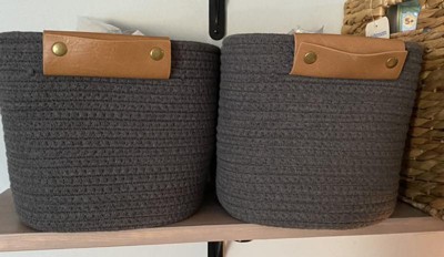 11" Decorative Coiled Rope Basket - Brightroom™ : Target