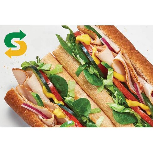 Subway Gift Card $50 (email Delivery) : Target