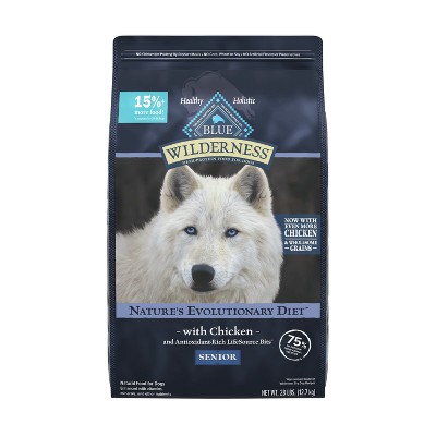 Blue Buffalo Wilderness Senior Dry Dog Food With Chicken Flavor - 28lbs ...