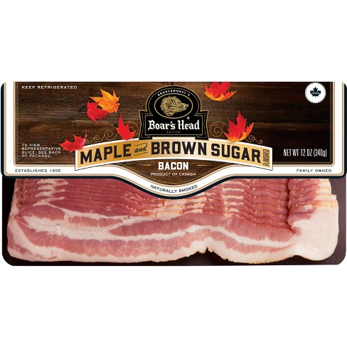 Boar's Head Maple Bacon - 12oz : Target