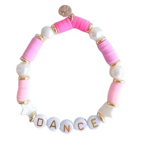 Bits & Bows Girls' Dance Bracelet Gift Set, Pink/White : Target