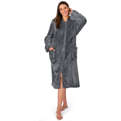 Pavilia Fleece Robe For Women, Plush Warm Bathrobe, Fluffy Soft Spa ...