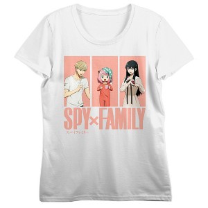 Spy x Family Juniors Short Sleeve Tee Loid, Yor and Anya Forger 3-Panel ...