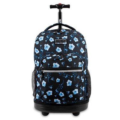 J World Sunrise 18" Rolling Backpack - Night Bloom : Target