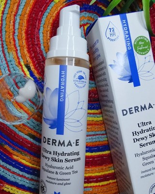 Derma E Ultra Hydrating Dewy Skin Face Serum - 2 Fl Oz : Target