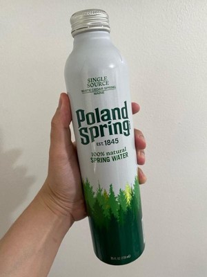 Poland Spring Aluminum Bottle Spring Water - 12pk/25 fl oz Bottles : Target