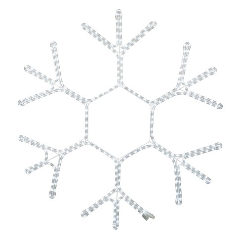 Novelty Lights 36" Pure White Christmas Led Snowflake Sculpture, Made ...