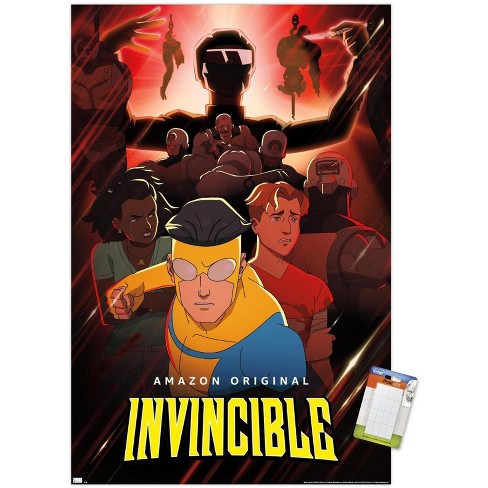 Trends International Invincible - Red One Sheet Unframed Wall Poster ...