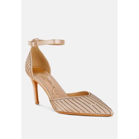 Wanda Pearls & Sequins Embellished Stiletto Sandals : Target