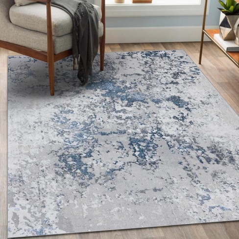 Luxe Weavers Modern Abstract Design blue 2x3 Area Rug : Target