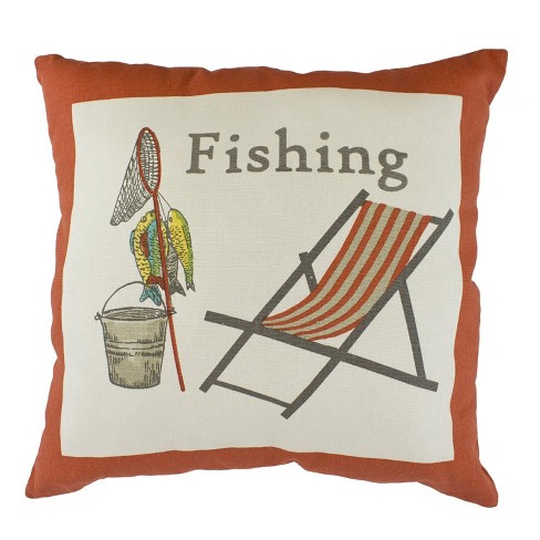 Beachcombers Fishing Throw Pillow : Target