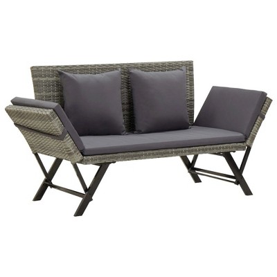 Hopkins Acacia & Iron Bench - Christopher Knight Home : Target