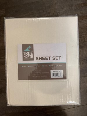 Inverness Angle Flannel Sheet Set (full) Red : Target