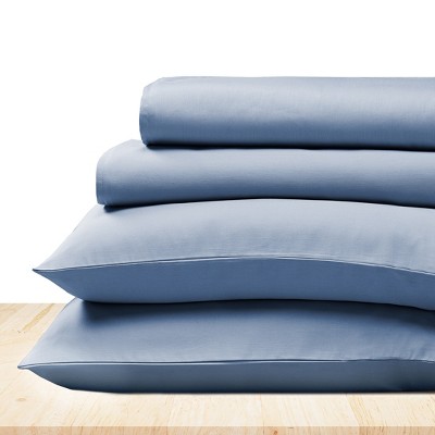 Soft 100% Cotton Sheets Set - Cooling Durable Sateen, Deep Pocket - By ...