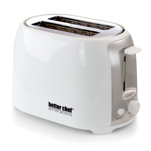 Better Chef Cool Touch Wide-slot Toaster In White : Target