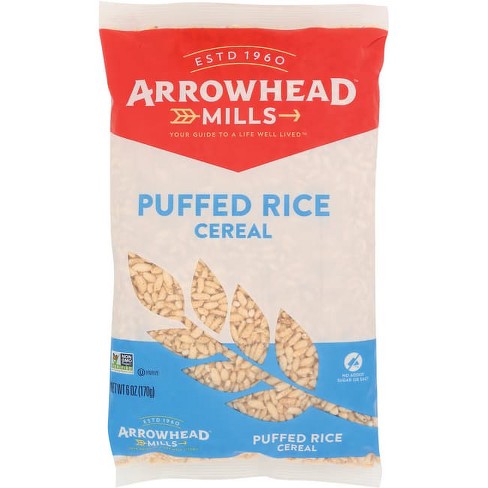 Arrowhead Mills Puffed Rice Cereal 6 Oz Pkg : Target