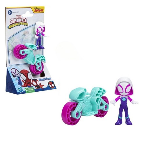 Marvel Spidey And His Amazing Friends Ghost-spider Vehicle & 2.5" Inch ...