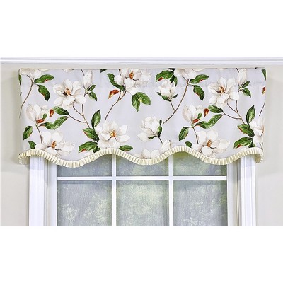 Martella Ruffled Provance 3" Rod Pocket Valance 50" X 16" Multicolor By ...