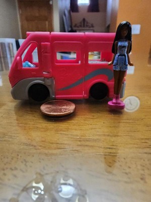 Barbie Mini Barbieland Doll & Vehicle Set With 1.5" Doll & Dreamcamper ...