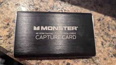Monster HDMI Capture Card, 4K Full HD 1080P USB 3.0 Audio and Video ...