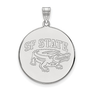 Black Bow Jewelry 10k White Gold San Francisco State Gators Ncaa Extra ...