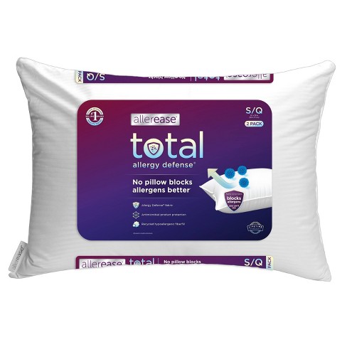 Standard Total Allergy Defense Pillow White - Allerease : Target