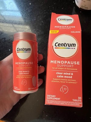 Centrum Menopause Support Clear Mind And Mood Vitamin Tablets - 30ct ...