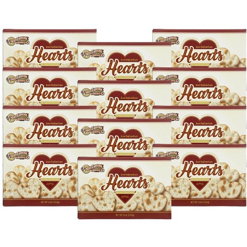 Valley Lahvosh Hearts Original Crackers- Case Of 12/4.5 Oz : Target