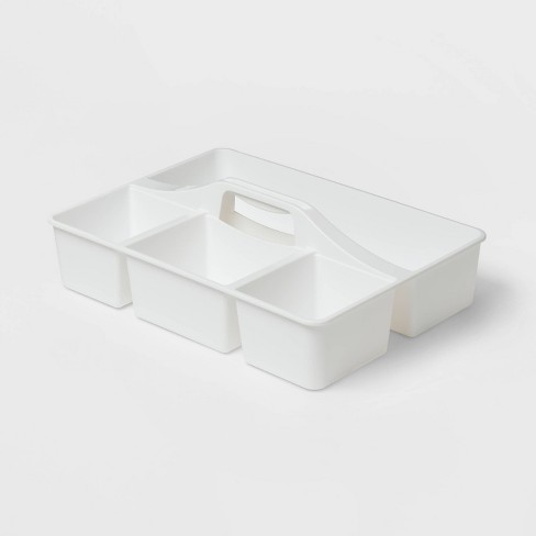Divided Caddy Organizer White - Brightroom™ : Target