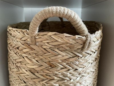 Braided Grass Storage Basket - Hearth & Hand™ With Magnolia : Target