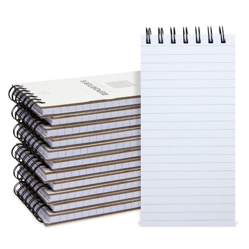 Paper Junkie 12 Pack Reporters Notebook, Spiral Note Pad For Journalist ...