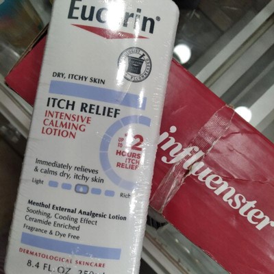 Eucerin Itch Relief Intensive Calming Lotion For Sensitive Dry Skin ...