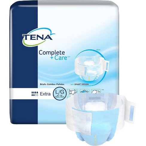 Tena Complete +care Incontinence Briefs, Moderate Absorbency, Unisex ...