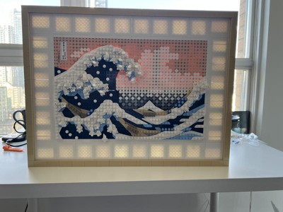 Lego Art Hokusai – The Great Wave Wall Art Adults Set 31208 : Target