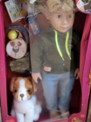 Our Generation Elliot 18" Boy Doll & Pet Set : Target