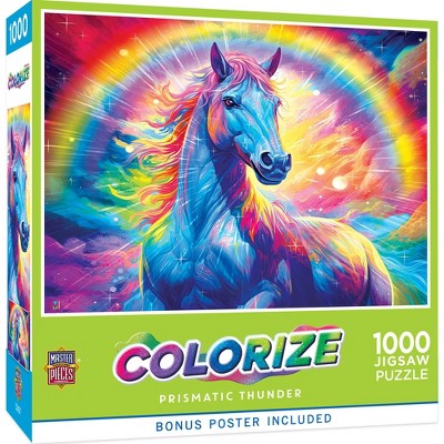 Masterpieces Colorize - Prismatic Thunder 1000 Piece Jigsaw Puzzle : Target
