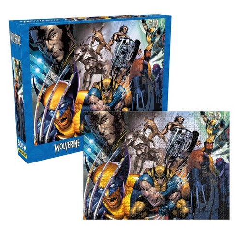 Aquarius Puzzles Marvel Wolverine Collage 500 Piece Jigsaw Puzzle : Target