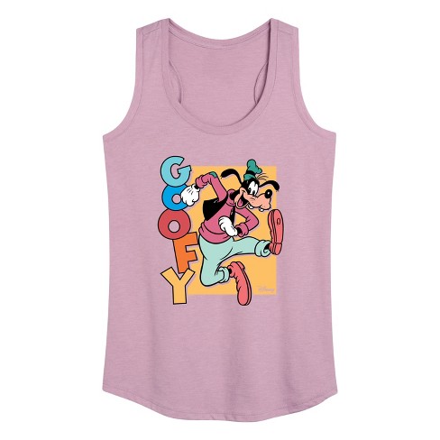Women's Disney Goofy Graphic Racerback Tank - Heather Orchid - 2 X ...