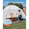 VEVOR Portable Paint Booth Tent, 115.35 x 90.55 x 74 inch Painting Tent ...