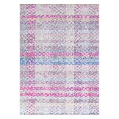 World Rug Gallery Traditional Distressed Vintage Machine Washbale Multi ...