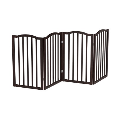 Indoor Pet Gate - 4-panel Folding Dog Gate For Stairs Or Doorways ...