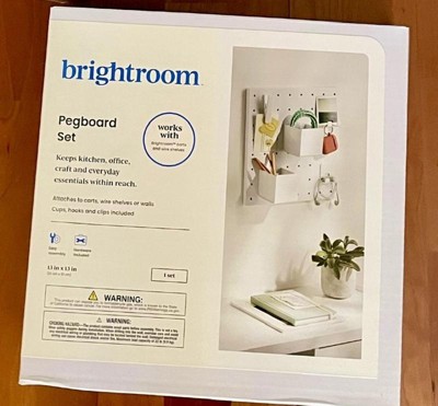 Pegboard Set White - Brightroom™ : Target