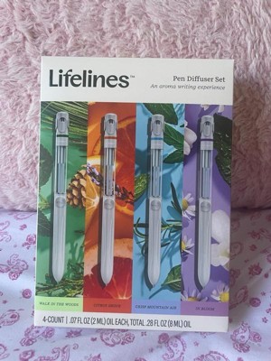 Lifelines 4pk Pen Diffuser Set With Assorted Essential Oil Blends ...